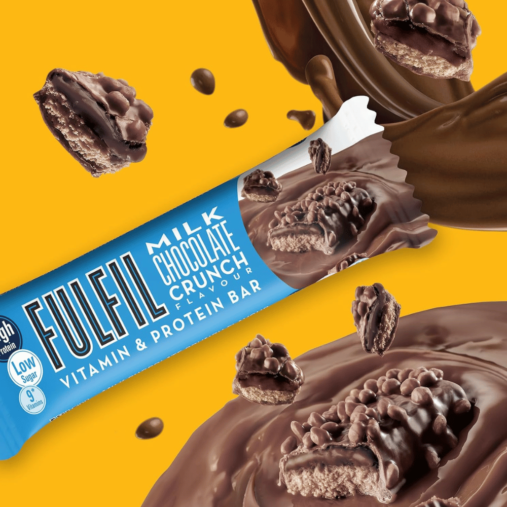 Fulfil Milk Chocolate Crunch Protein Bars 55g | Protein Package ...