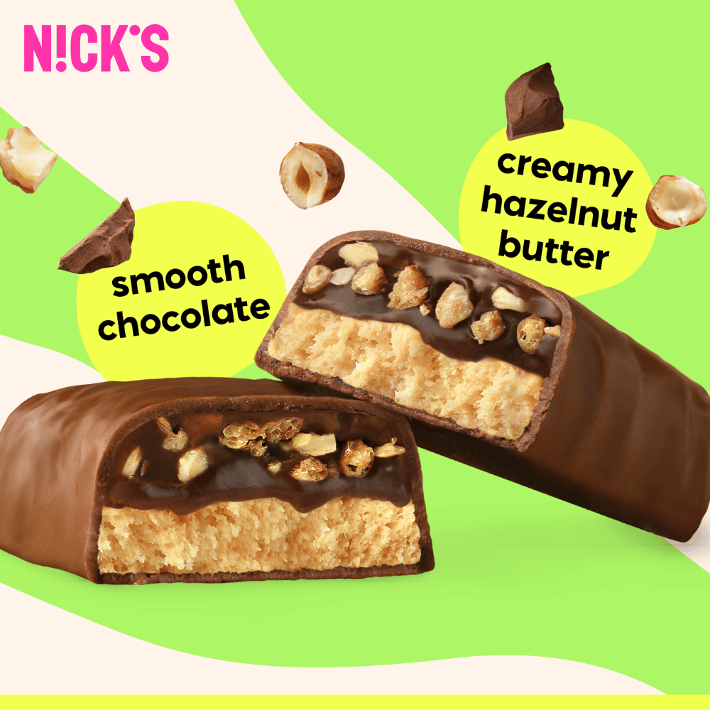 NICK's Hazelnut Chocolate Protein Bars | Protein Package | Protein Package