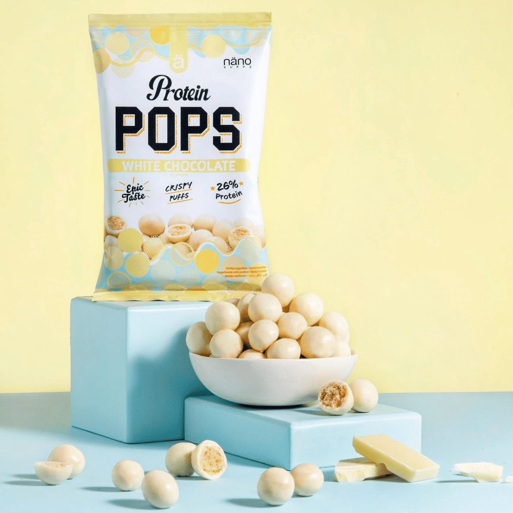Nano Supps Crispy White Chocolate Protein Balls | Protein Package ...