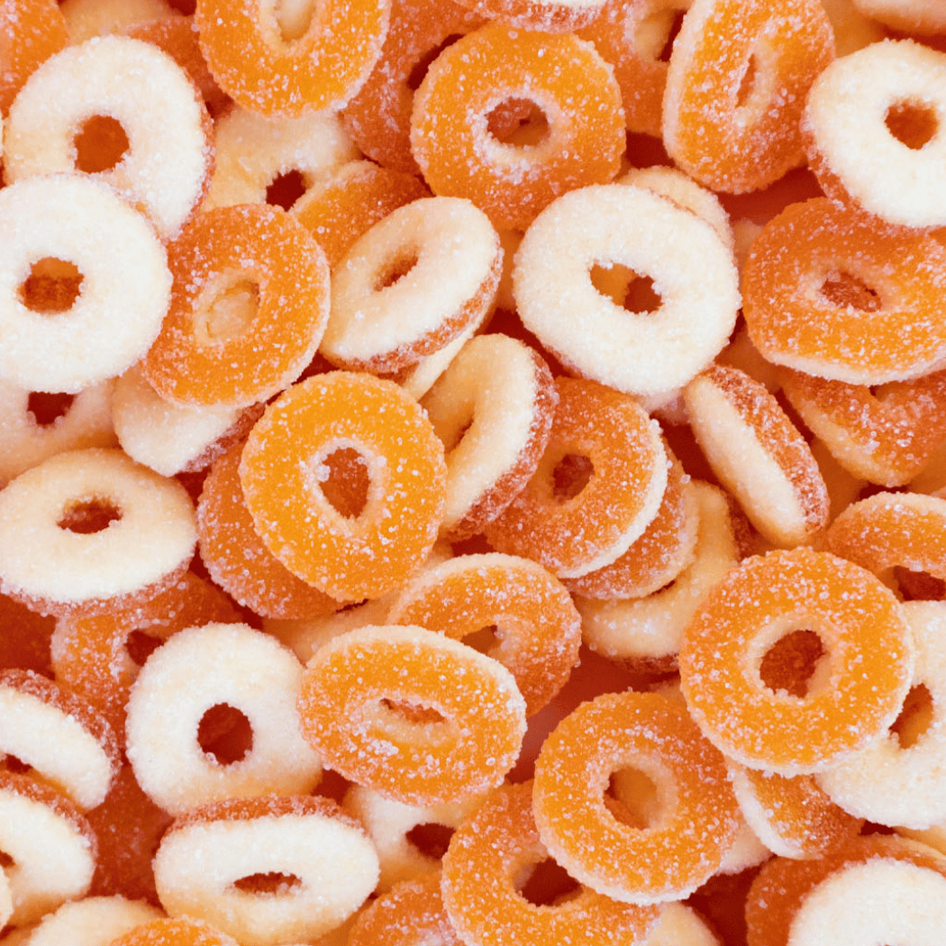 Pandy Peach Rings Low Calorie Candies | Protein Package | Protein Package