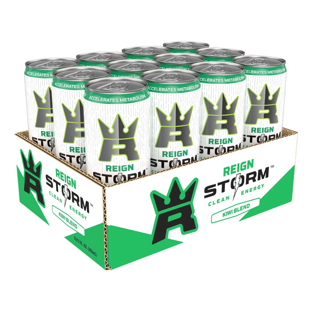 Reign Storm Clean Caffeine Energy Drinks (12 Pack) | Protein Package ...