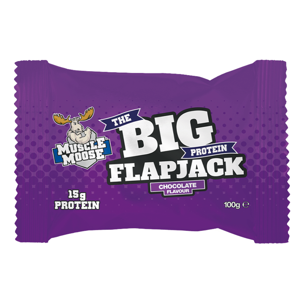 Muscle Moose Chocolate Protein Flapjack 100g | Protein Package ...