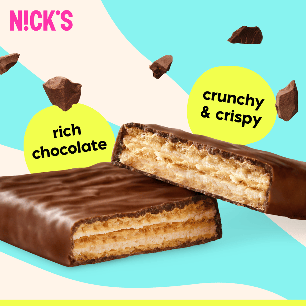 NICK's Chocolate Protein Wafer Bar 40g | Protein Package | Protein Package