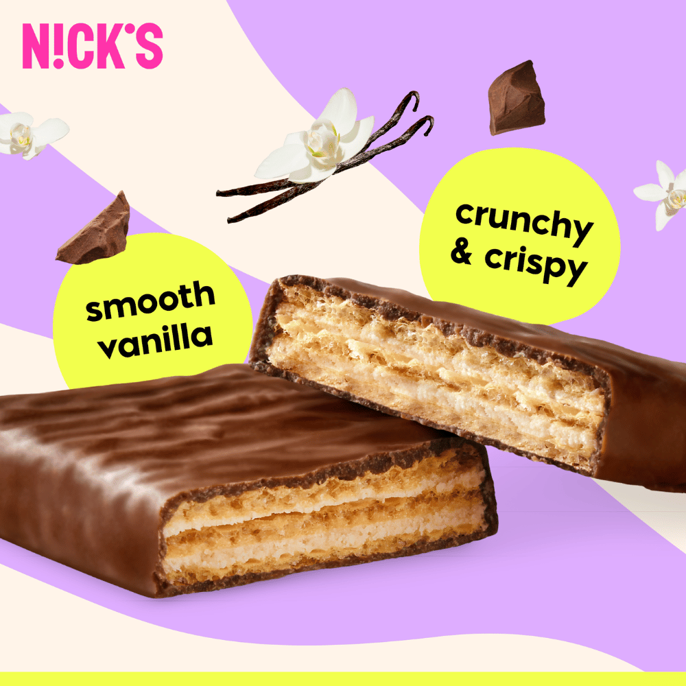 NICK's Vanilla Protein Wafers 40g | Protein Package | Protein Package