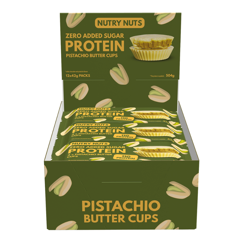 Nutry Nuts Healthy Nut Butter Chocolate Cups | 12x42G Packs | Protein ...