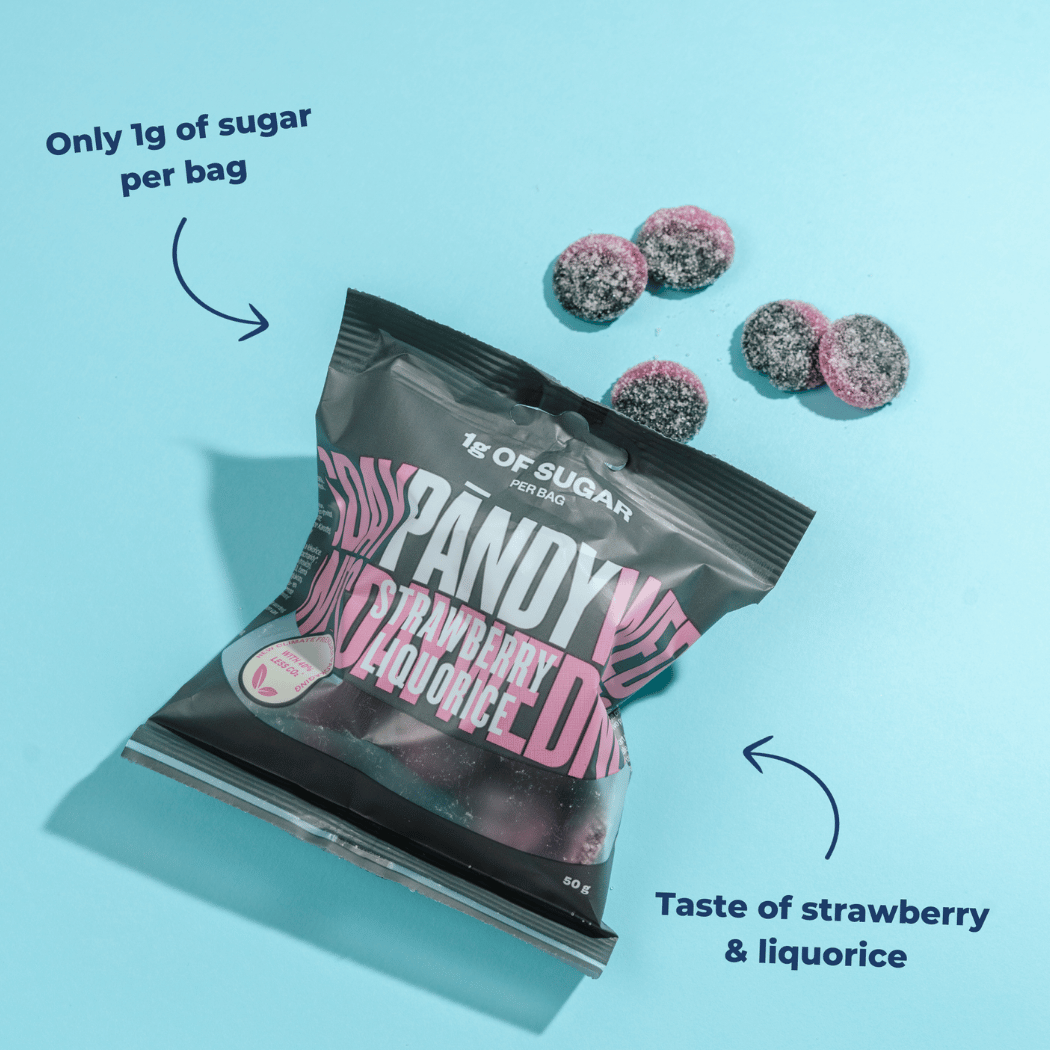 Pandy Low Sugar Candy Strawberry Liquorice 50g | Protein Package ...