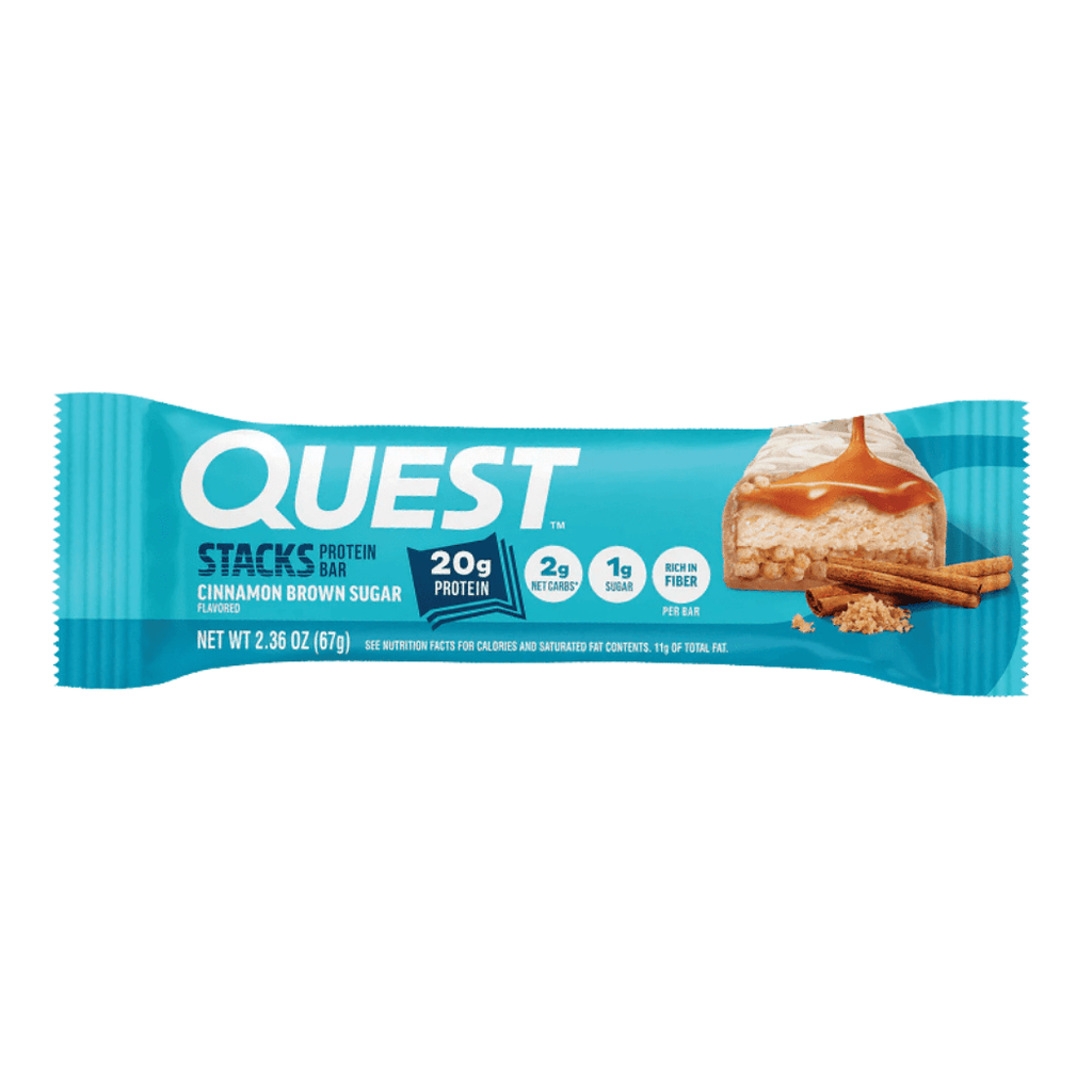 Quest Cinnamon Brown Sugar Stacks Protein Bars 67g | Protein Package ...