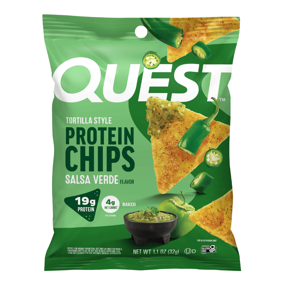 Quest Salsa Verde Protein Crisps 32g | Protein Package | Protein Package