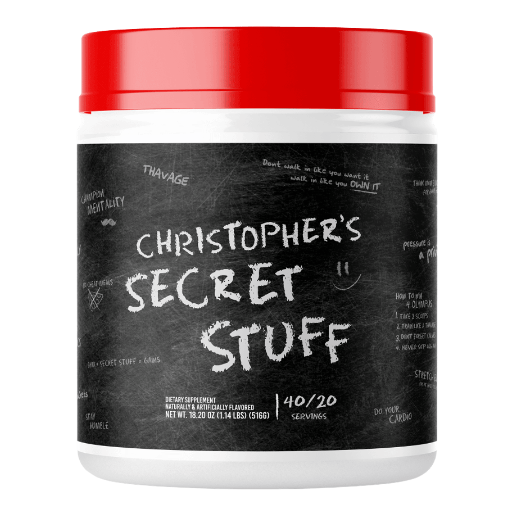 Christopher's Secret Stuff Pre-Workout UK (40 Servings) | Protein ...