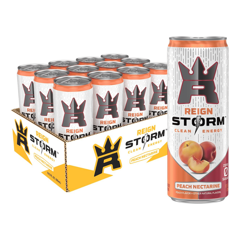 Reign Storm Clean Caffeine Energy Drinks (12 Pack) | Protein Package ...