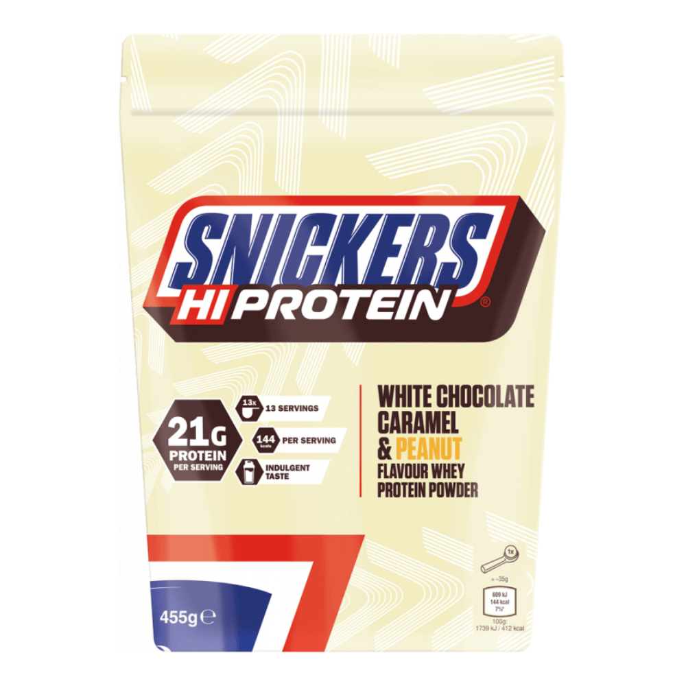 White Snickers Whey Protein Powder | Protein Package | Protein Package