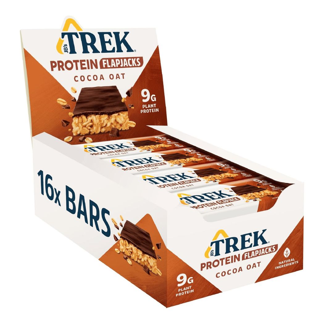 TREK Protein Flapjacks 16x50g Boxes | Protein Package | Protein Package