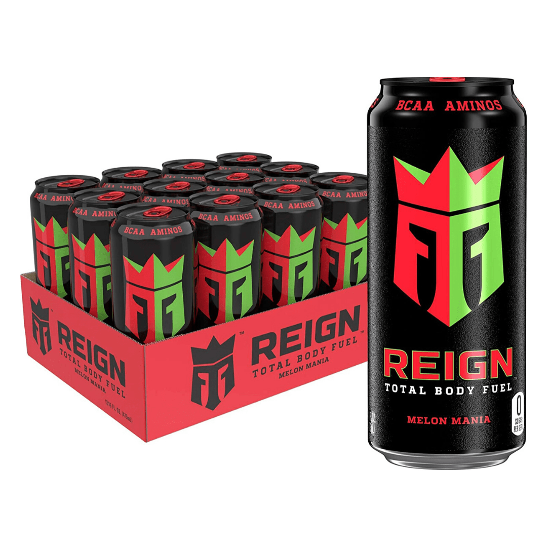 REIGN Total Body Fuel Energy Drink Box (500ml x 12 UK Cans) | Protein ...