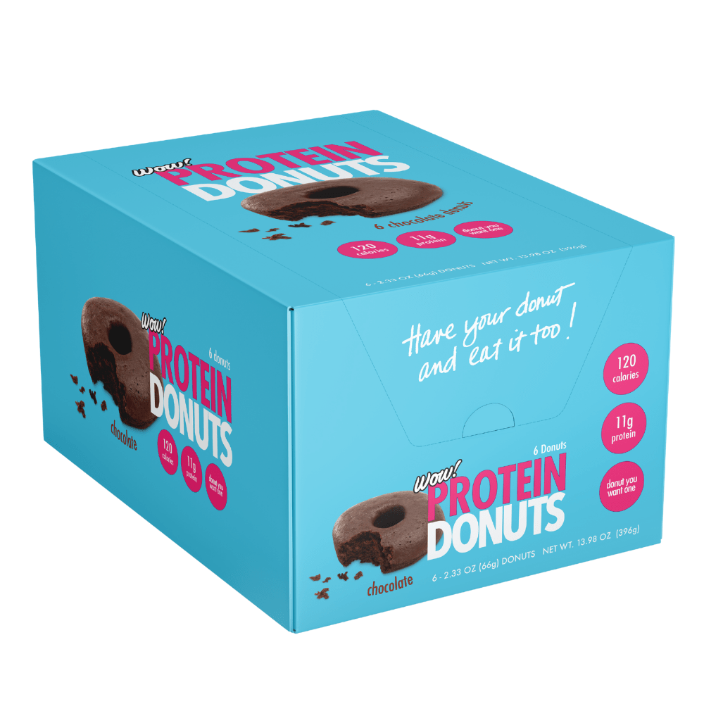 WOW! Donuts High Protein Donut Boxes (6x66g Donuts) | Protein Package ...