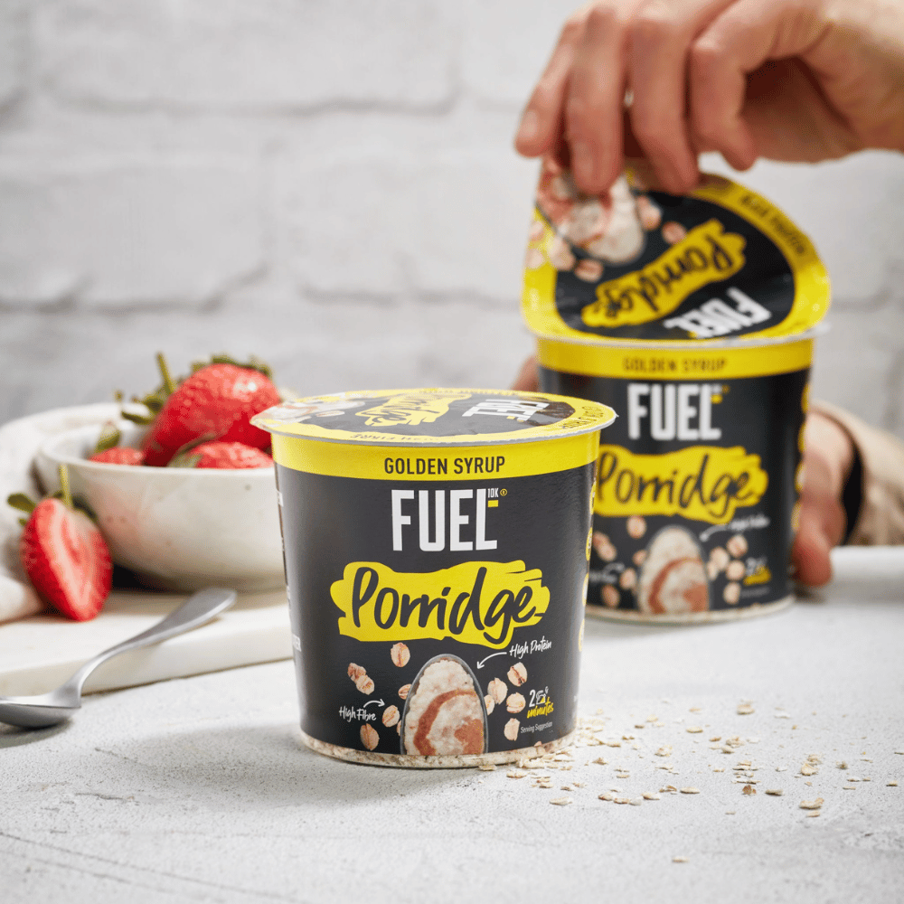 FUEL10K Golden Syrup Protein Porridge Tubs | Protein Package | Protein ...