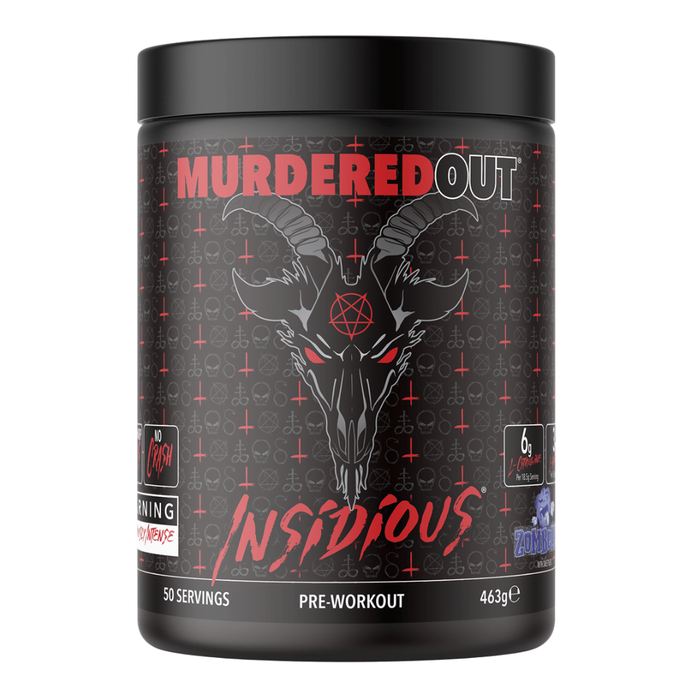 Murdered Out Insidious Pre-Workout (50 Servings) | Protein Package ...