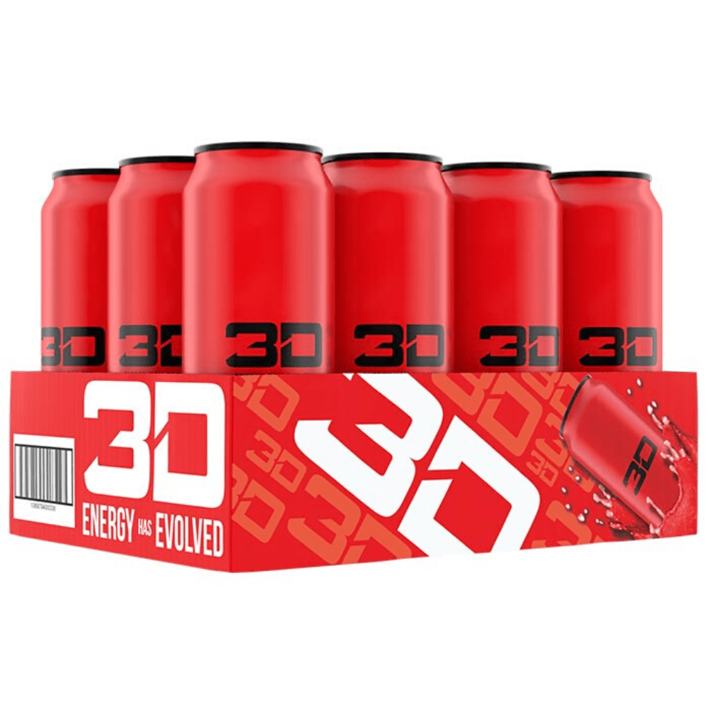 3D Energy Drink Box (12 Cans) | Protein Package | 473ml x 12 | Protein ...