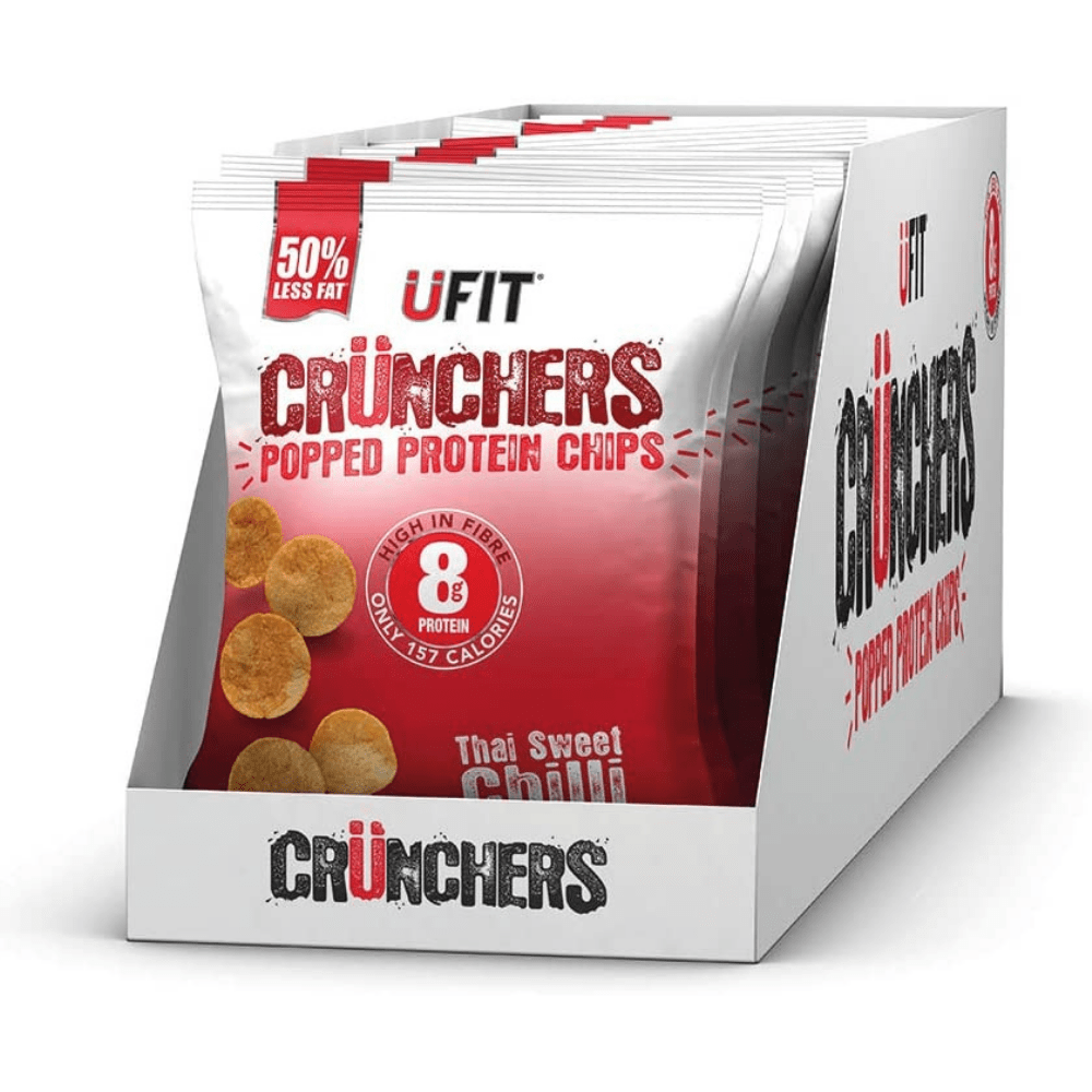 UFIT Crunchers Protein Crisps Box (11 Packets) | Protein Package | 27g ...